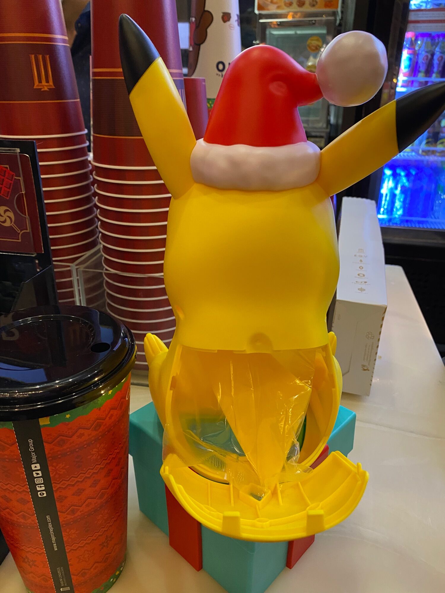 พร้อมส่ง????ถังป๊อบคอร์น Pokemon Christmas Popcorn Bucket Major Pokemon ...