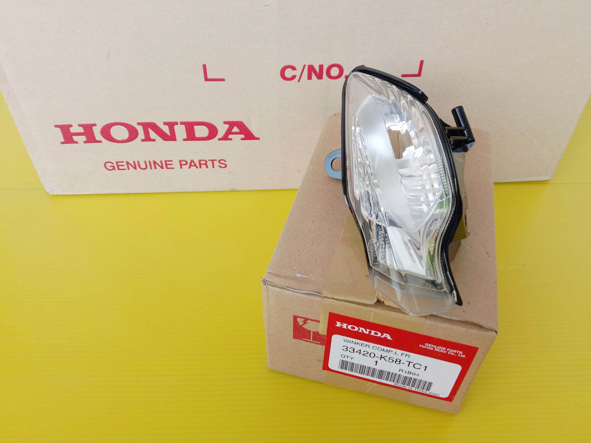 ไฟเลี้ยวหน้าด้านซ้ายแท้HONDA wave110iรุ่นไฟหน้าLED ปี2019-2024 อะไหล่ ...