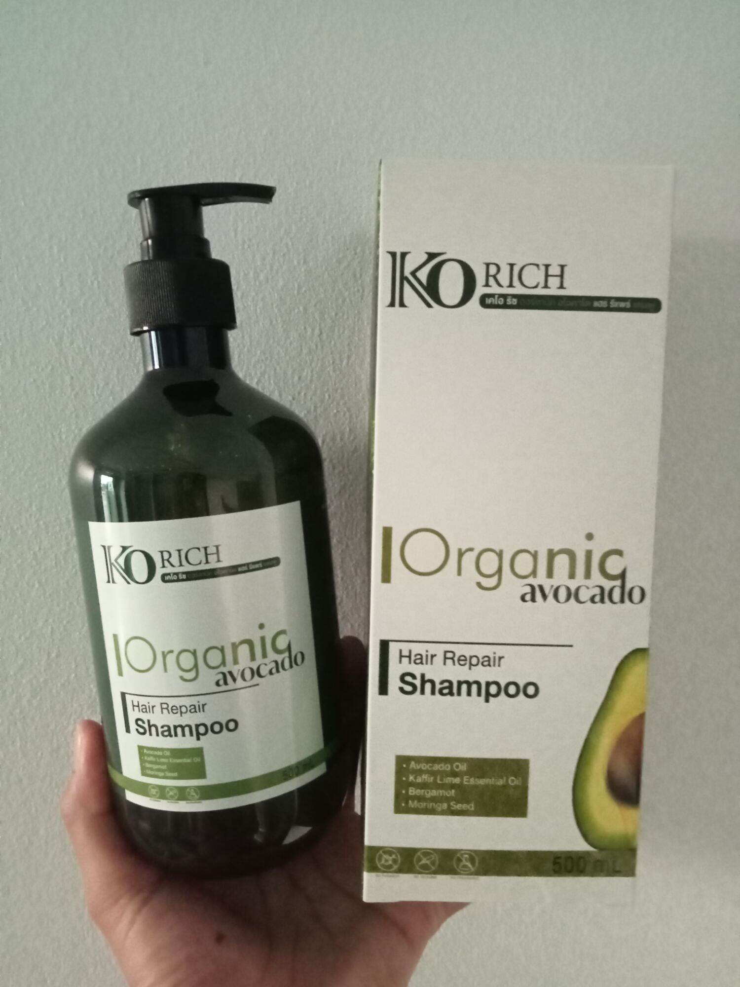 แชมพูออแกนิค ยาสระผม KO rich แท้ 💯% Organic shampoo ฟื้นฟู เร่งผมยาว ...
