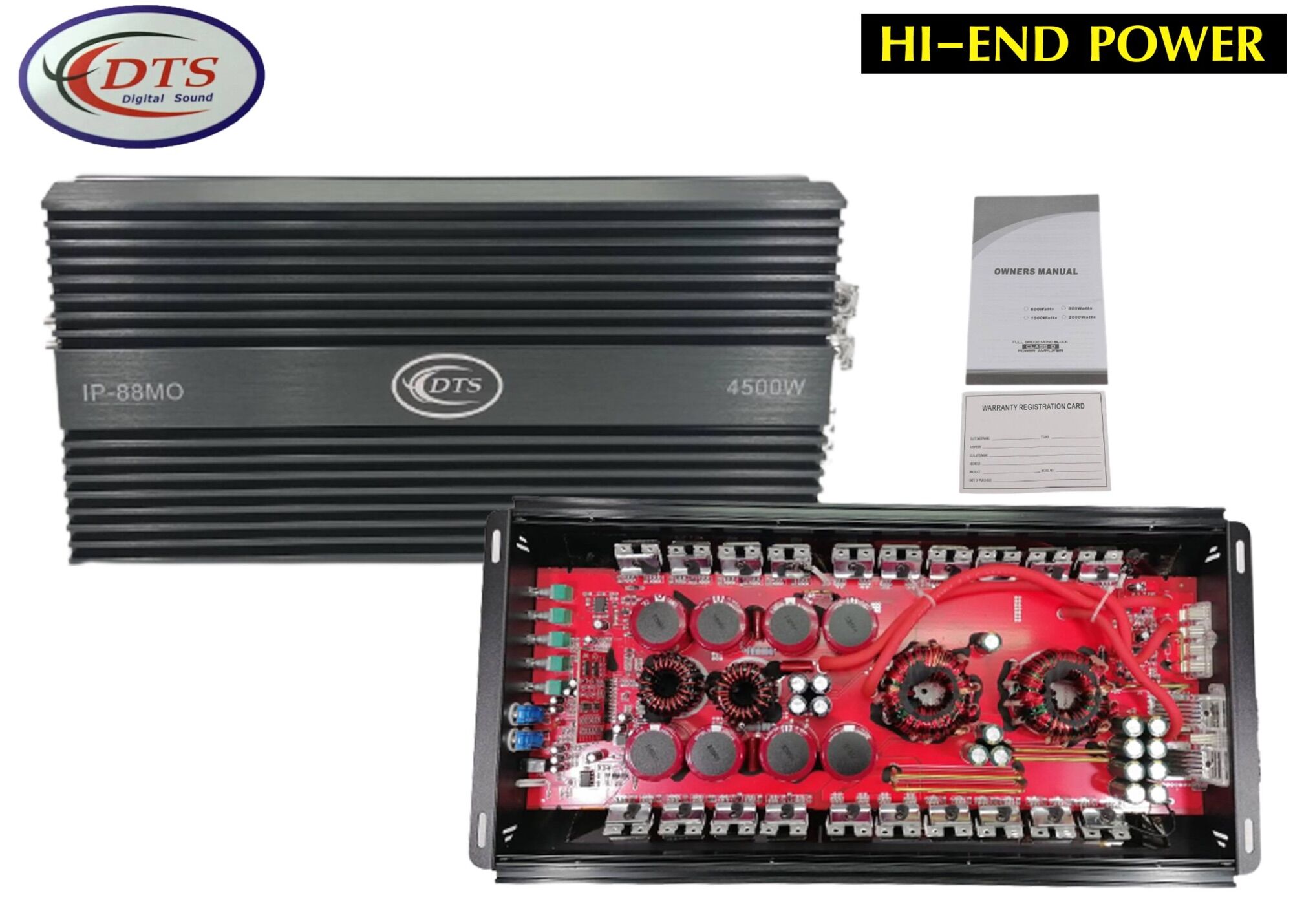 🔥 Power Class-D ยี่ห้อDTS รุ่น IP-88M0 4500watt max 🔥 | Lazada.co.th