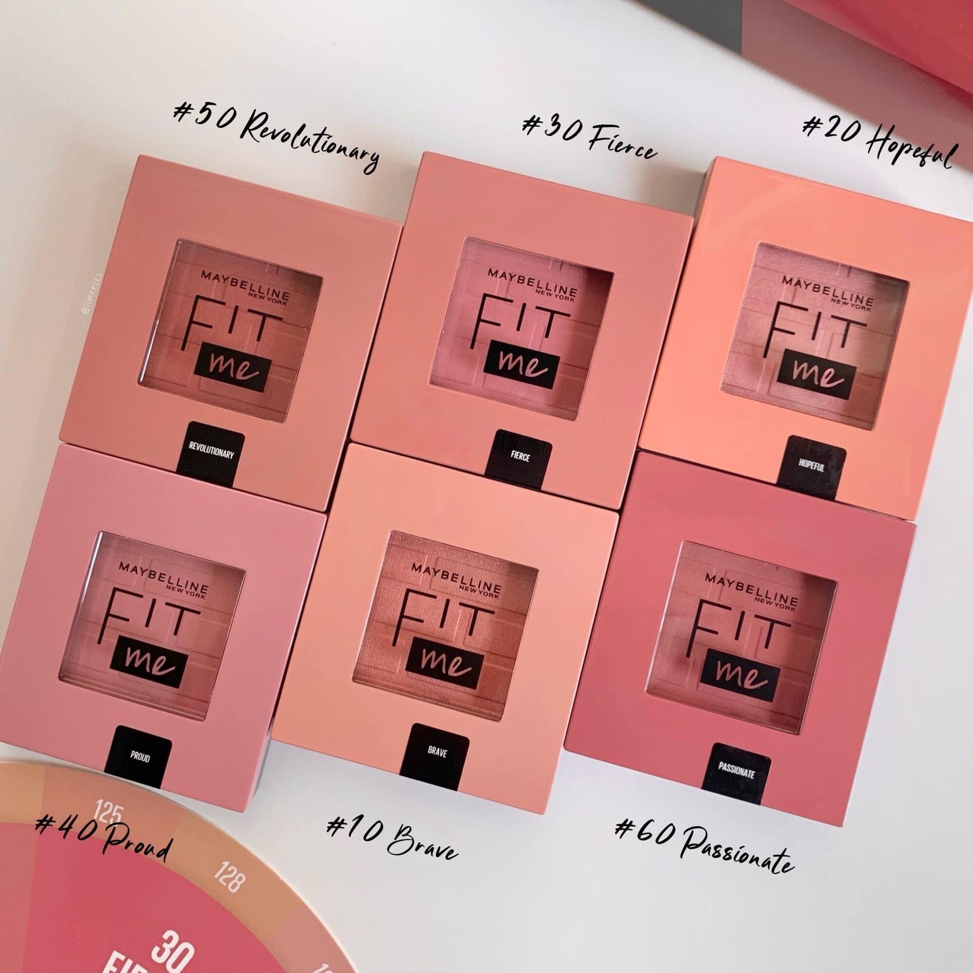 บลัชใหม่ 6 เฉดสี!! Maybelline Fit Me Blush บลัชสีชัด ติดทนมากกก ปัดแล้ว ...