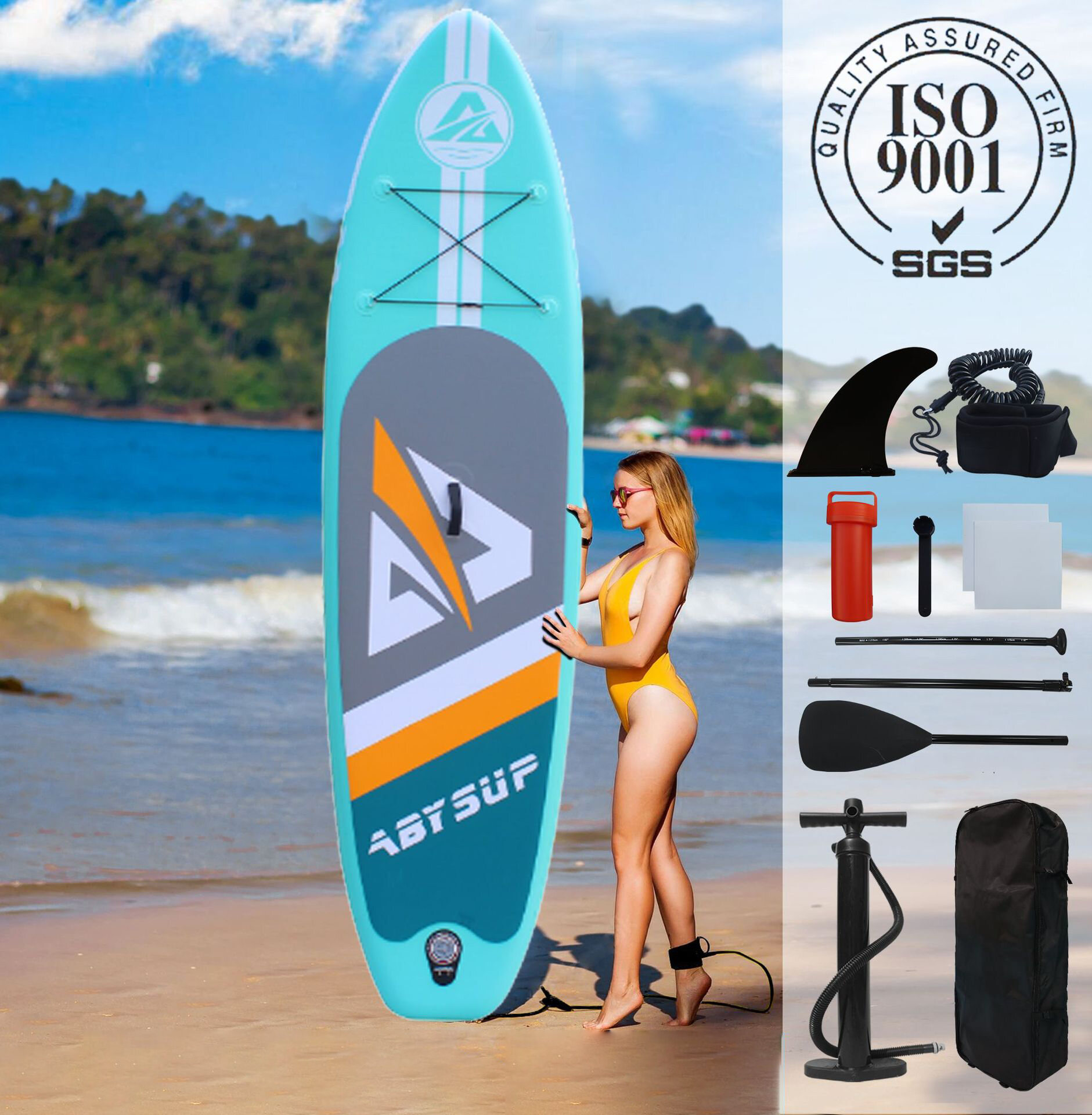 ซัฟบอร์ด กระดานโต้คลื่น เซิร์ฟบอร์ดน้ำ ซับบอร์ดยืนพาย Sup board Stand Up Paddle Board SUP ...