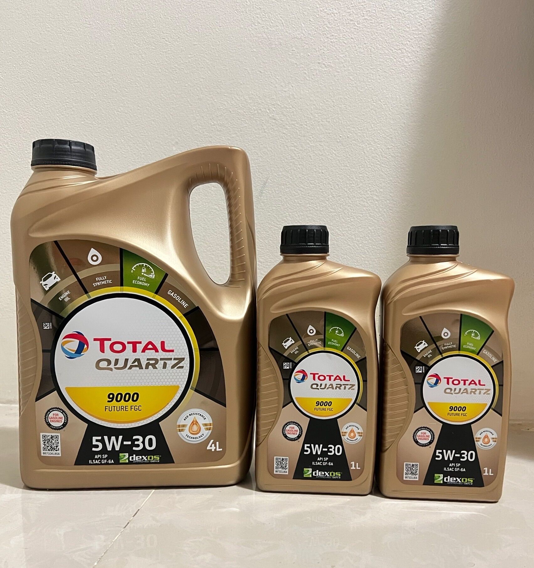 น้ำมันเครื่อง TOTAL QUARTZ 9000 Future FGC 5W-30 สังเคราะห์แท้ 100% ...