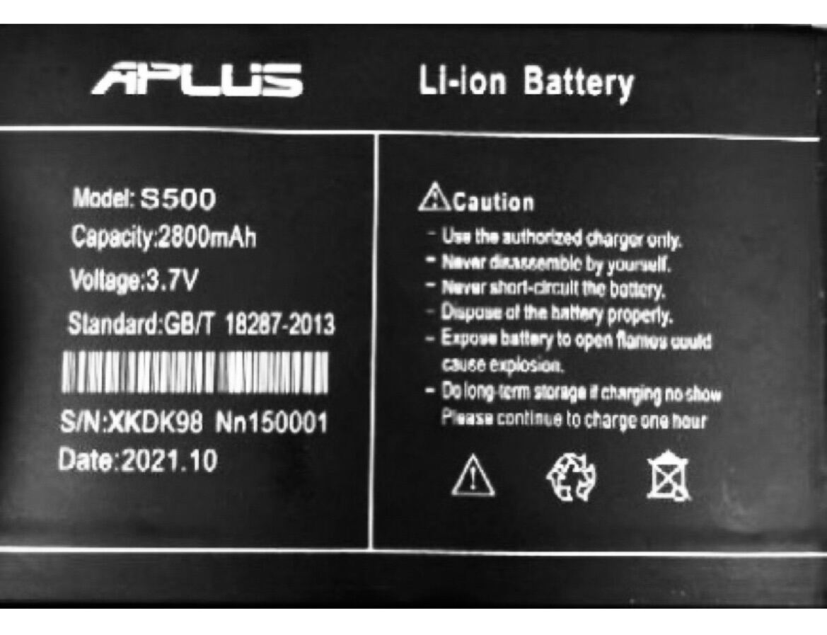 แบ็ตมือถือ Aplus S500 (2021) | Lazada.co.th