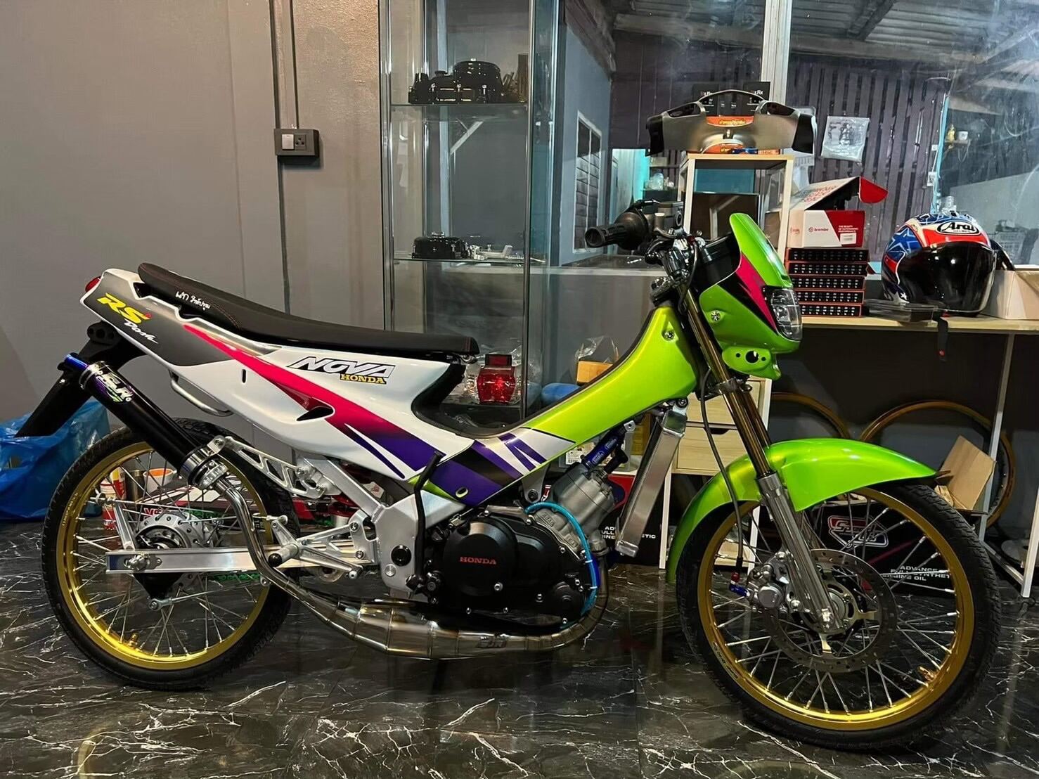 ท่อสูตร ท่อเหล็ก SJR ของแท้100 คอควั่นls dash kr vr victor serpico tzr tzm โนว่า เทน่า บีท วิเต ...