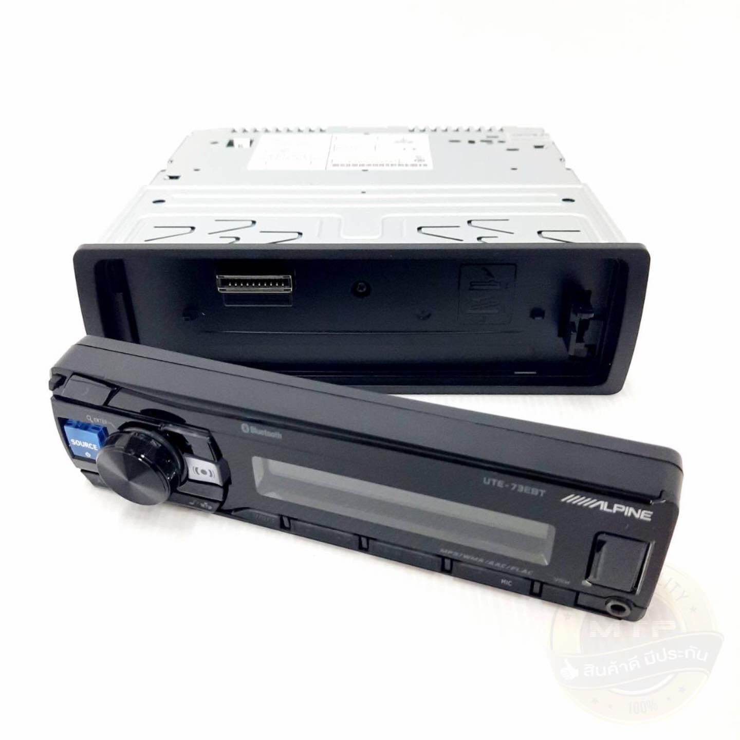 เครื่องเล่นวิทยุติดรถ 1 ดิน ALPINE รุ่น UTE-73EBT เชื่อมต่อบลูทูธ USB ...