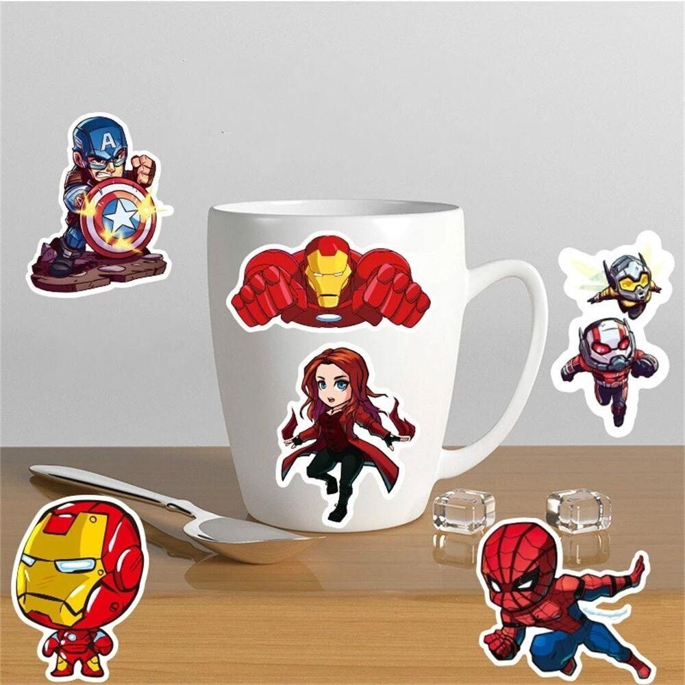 สติ๊กเกอร์ Avengers 176 อเวนเจอร์ส 100ชิ้น Marvel ironman Hulk ไอรอนแมน ...