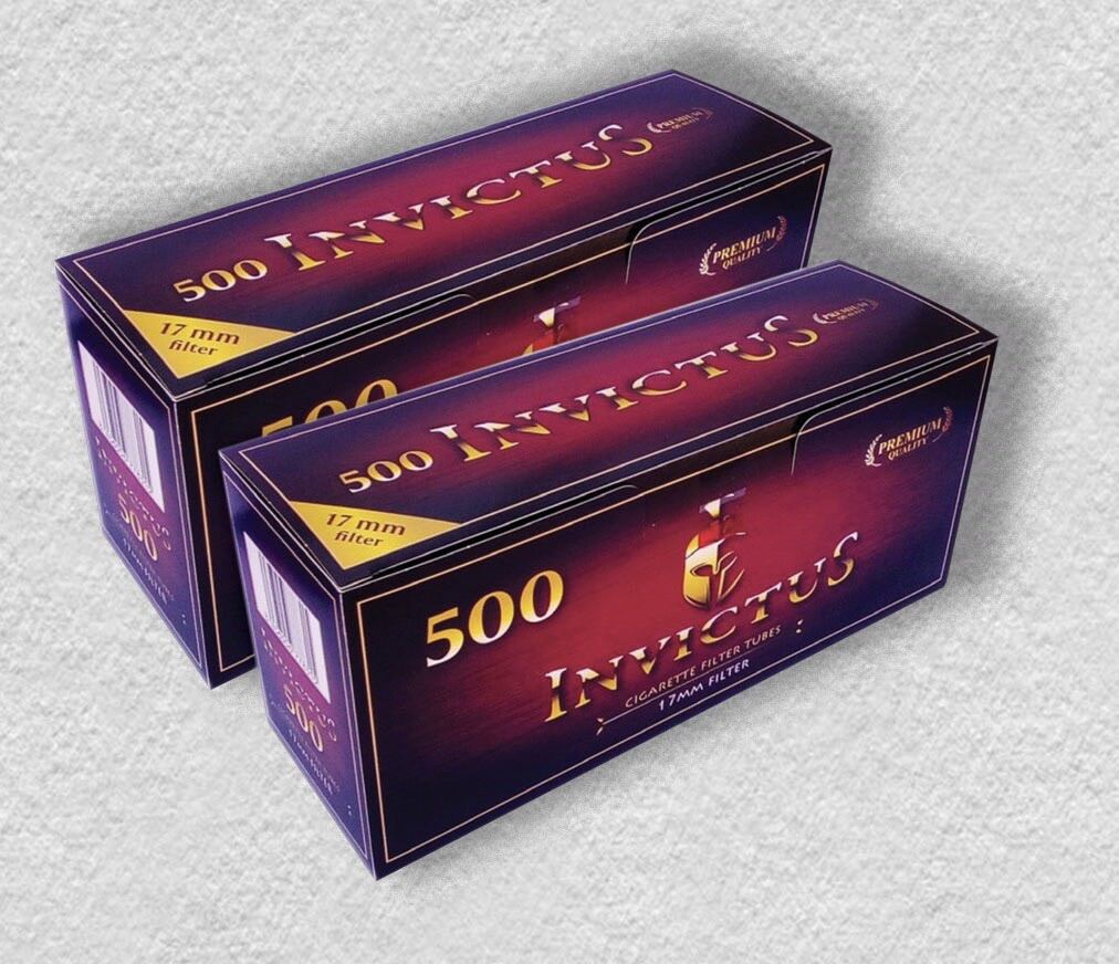 Invictus 1000 (500*2กล่อง) ชนิดร้อนสีแดง ขนาด 17 mm. - KDKD ver.2 ...