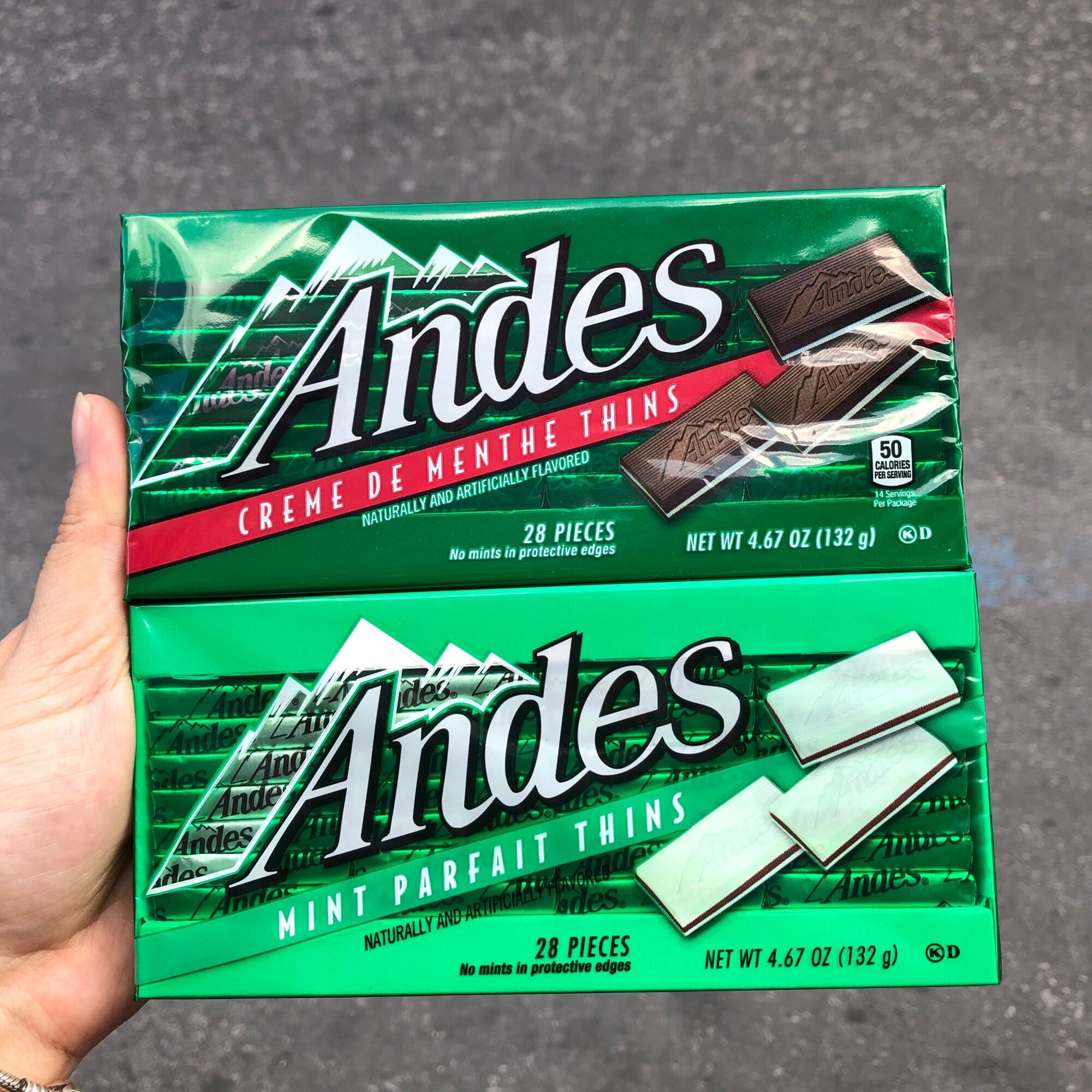 Andes Mint Thins Chocolate ช็อกโกแลตมิ้นต์แผ่นบาง - MixASale