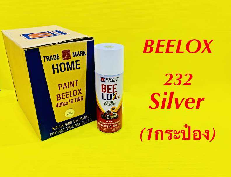 สีสเปร์ BELOX (ตราผึ้ง) สีบรอนซ์เงิน232 (1กระป๋อง) : BEELOX | Lazada.co.th