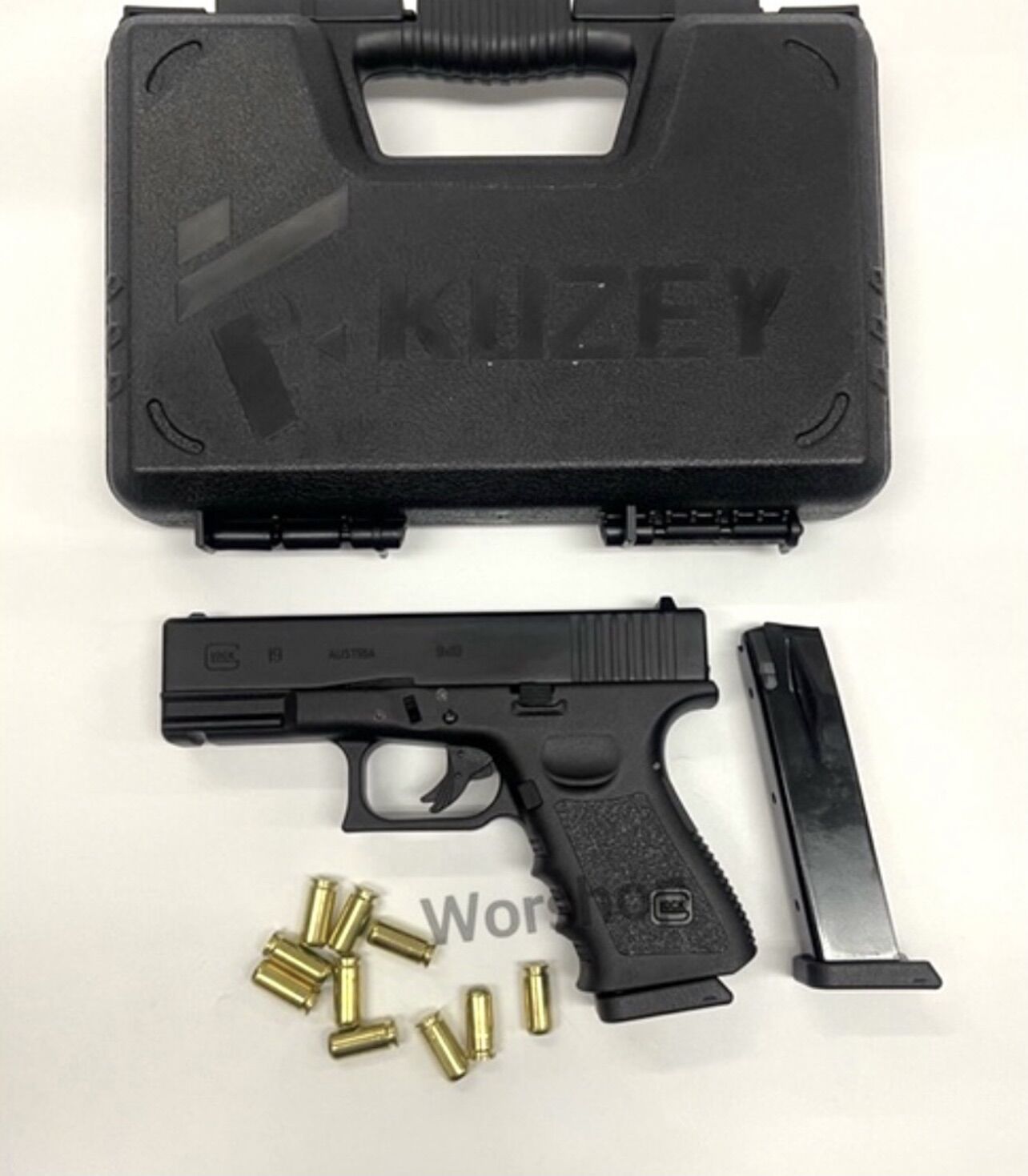 Blank Kuzey G19 Glock 19 9mm P.A.K.สีดำสำหรับเหมาะการถ่ายทำภาพยนตร์หรือ ...