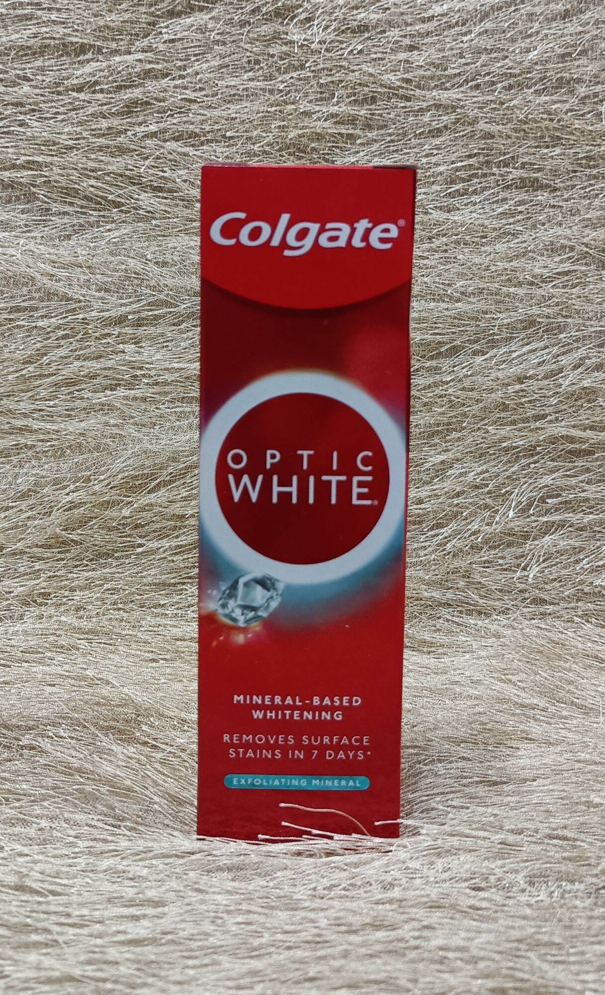คอลเกต Colgate Optic White Exfoliating Mineral 100g. | Lazada.co.th