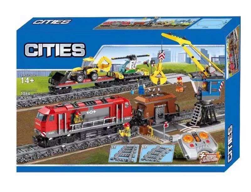 Compatible with Lego Ace 82009 City Series 60098 Heavy Duty Train ...