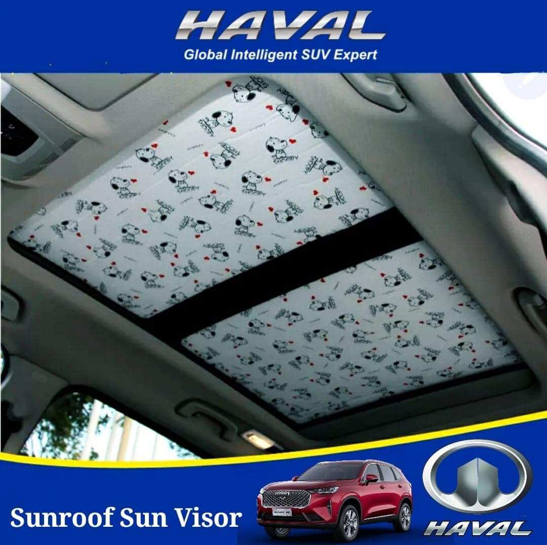 บังแดดซันรูฟ SUNROOF HAVAL H6 ลาย Snoopy | Lazada.co.th