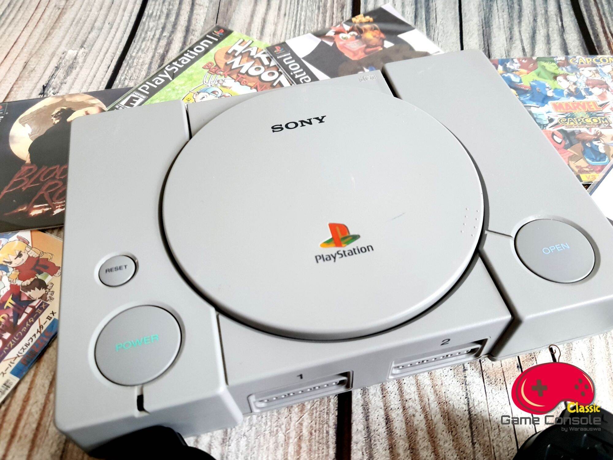 Set Playstation 1 - PS1 แปลงติดชิฟ เล่นแผ่นปั้ม แผ่นไรท์ได้เครื่องโซน ...