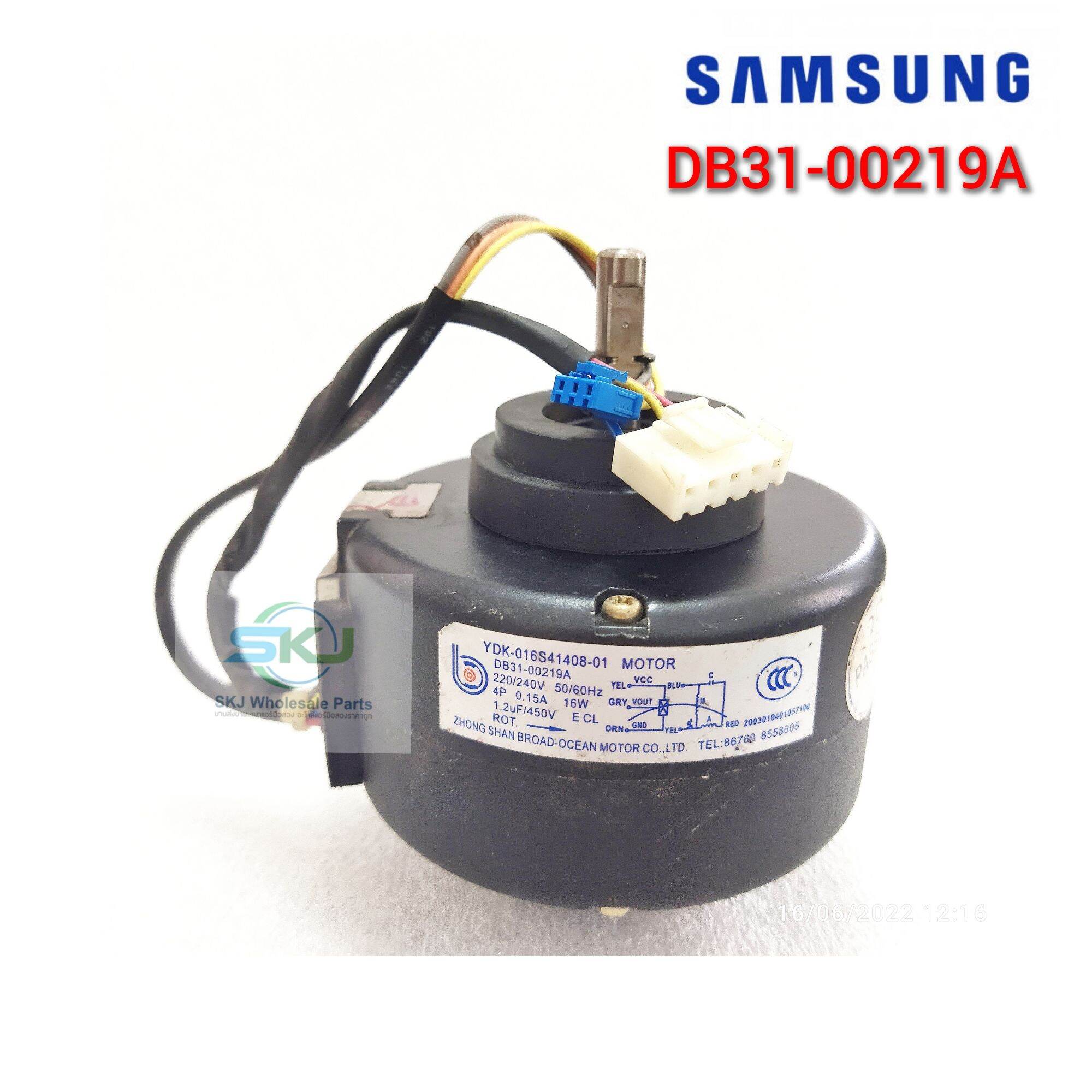 Part No. DB31-00219A(19w) มอเตอร์แอร์ซัมซุง SAMSUNG รุ่น AS10FLNXST**อะไหล่แท้อะไหล่ถอด - เอสเค ...