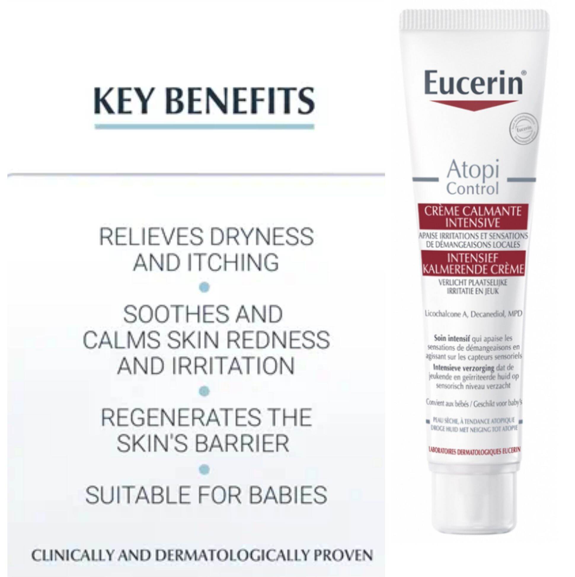 Exp.03/24 Eucerin Omega Plus (แพคเกจขายในยุโรป EucerinAtopiControl ...