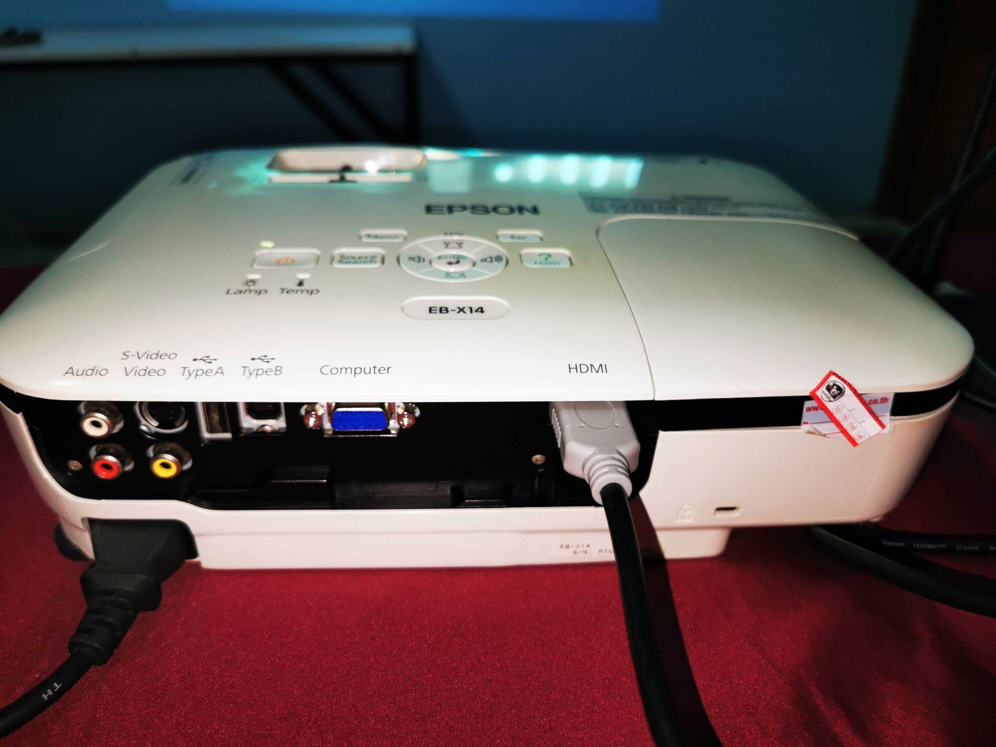 โปรเจคเตอร์มือ2 Projector โปรเจคเตอร์ Epson EB-X14 Epson Projector ขายโปรเจคเตอร์ ขายโปรเจคเตอร์ ...