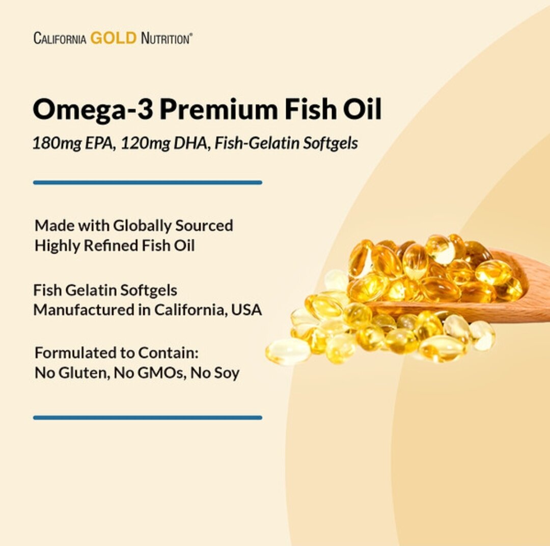 พร้อมส่ง California Gold Nutrition Omega-3 Omega 800 Premium Fish Oil ...