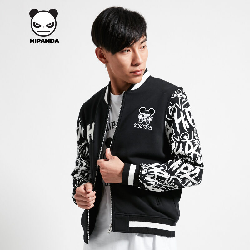 HIPANDA Hello PANDA เสื้อเบสบอลลายมิกกี้เมาส์แบรนด์แฟชั่นสไตล์จีนสำหรับผู้ชาย | Lazada.co.th