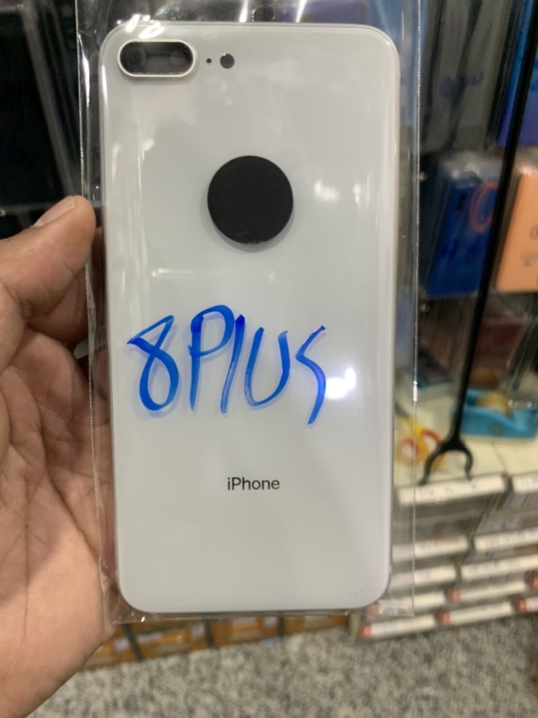 บอดี้ชุดiPhone 8Plus ฝาหลัง+แกนกลาง bodyชุด มีสี ดำ,ครีม,ขาว,แดง ...