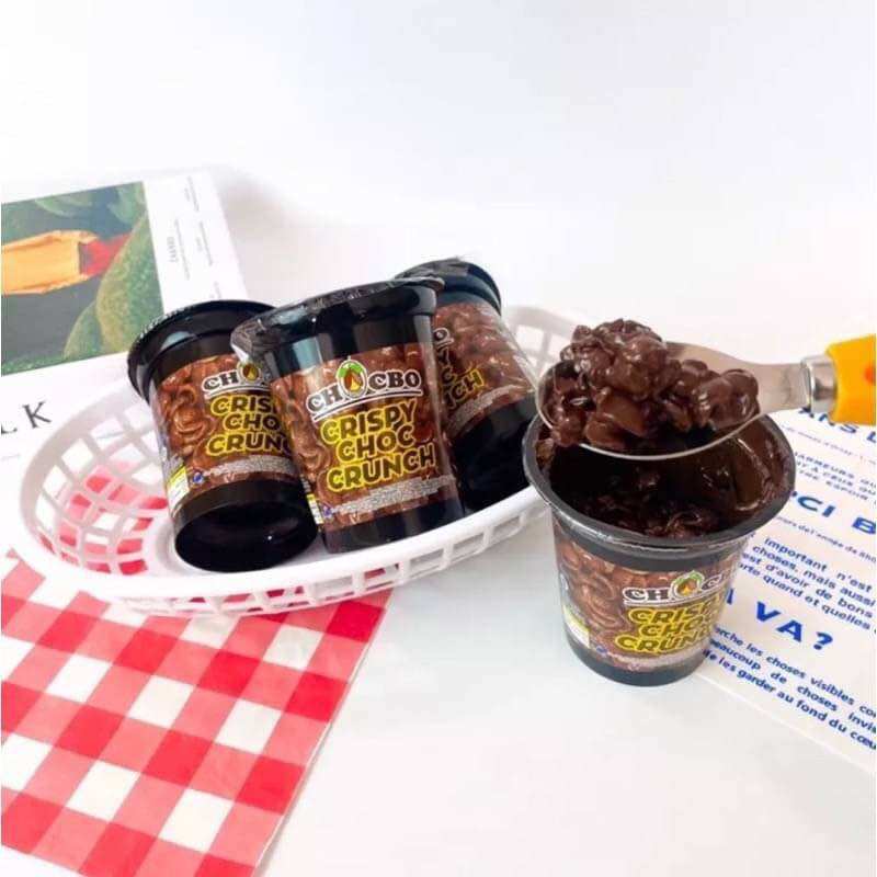 CHOCBO choc crunch ช็อคโกแลตแท้ 1 แพ็ค 6 กระปุก - DaDa_Kanom - ThaiPick