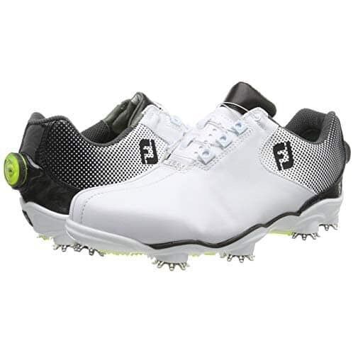 FootJoy Men's DNA HELIX BOA SPIKES Golf Shoes รองเท้ากอล์ฟผู้ชายสีขาวดำ ...