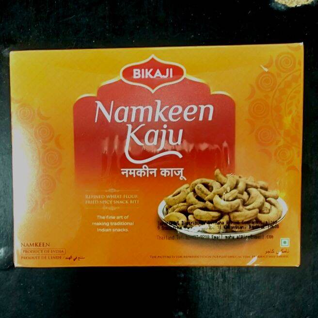 BIKAJI NAMKEEN KAJU FINE FLOUR FRIED SPICY SNACK BITE 400 GRAM EXP 16 ...