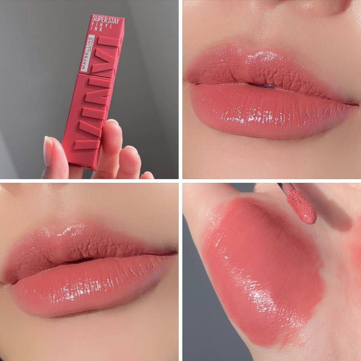 โหวววว ละมุนเกิ๊นเรื่องง MAYBELLINE SUPERSTAY VINYL INK สี 65 ชมพูอม ...