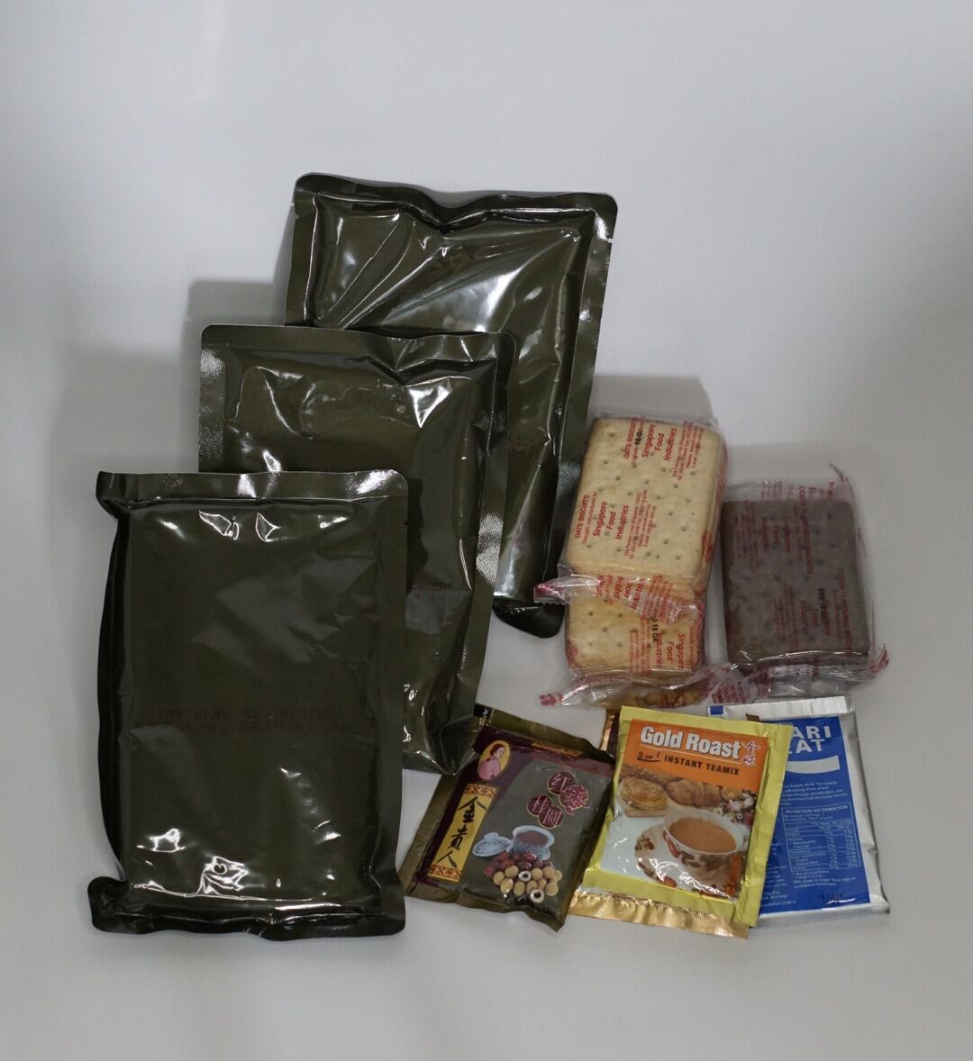 MRE สิงคโปร์ 24hr (3มื้อ) + Accessories Pack ครบชุด | Lazada.co.th