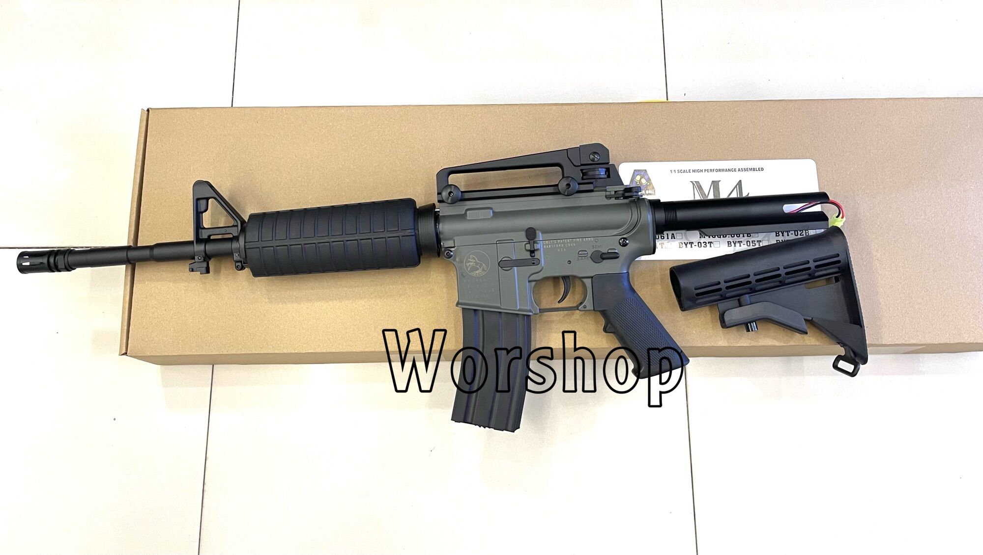 ปืนบีบีกันระบบไฟฟ้า รุ่น M4A1 032 RG Double Bell บอดี้พลาสติก ราคาถูก ...