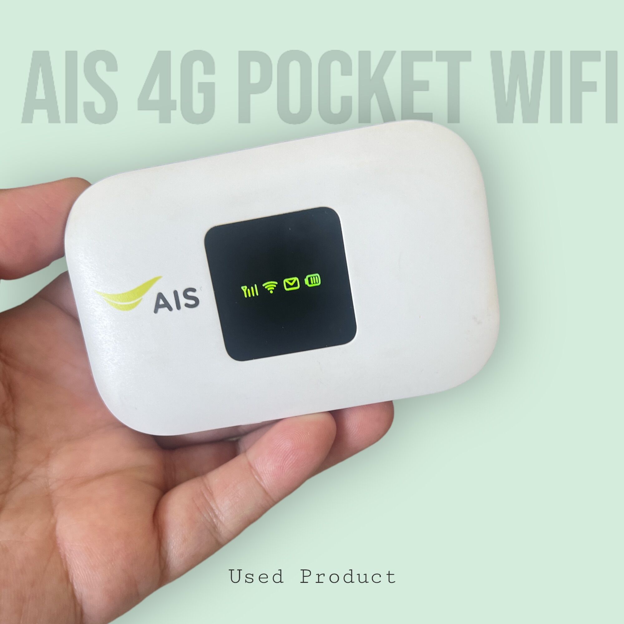 AIS Pocket Wifi Hotspot 4G มือสอง Model M028A ใช้ได้กับซิมทุกค่าย ...