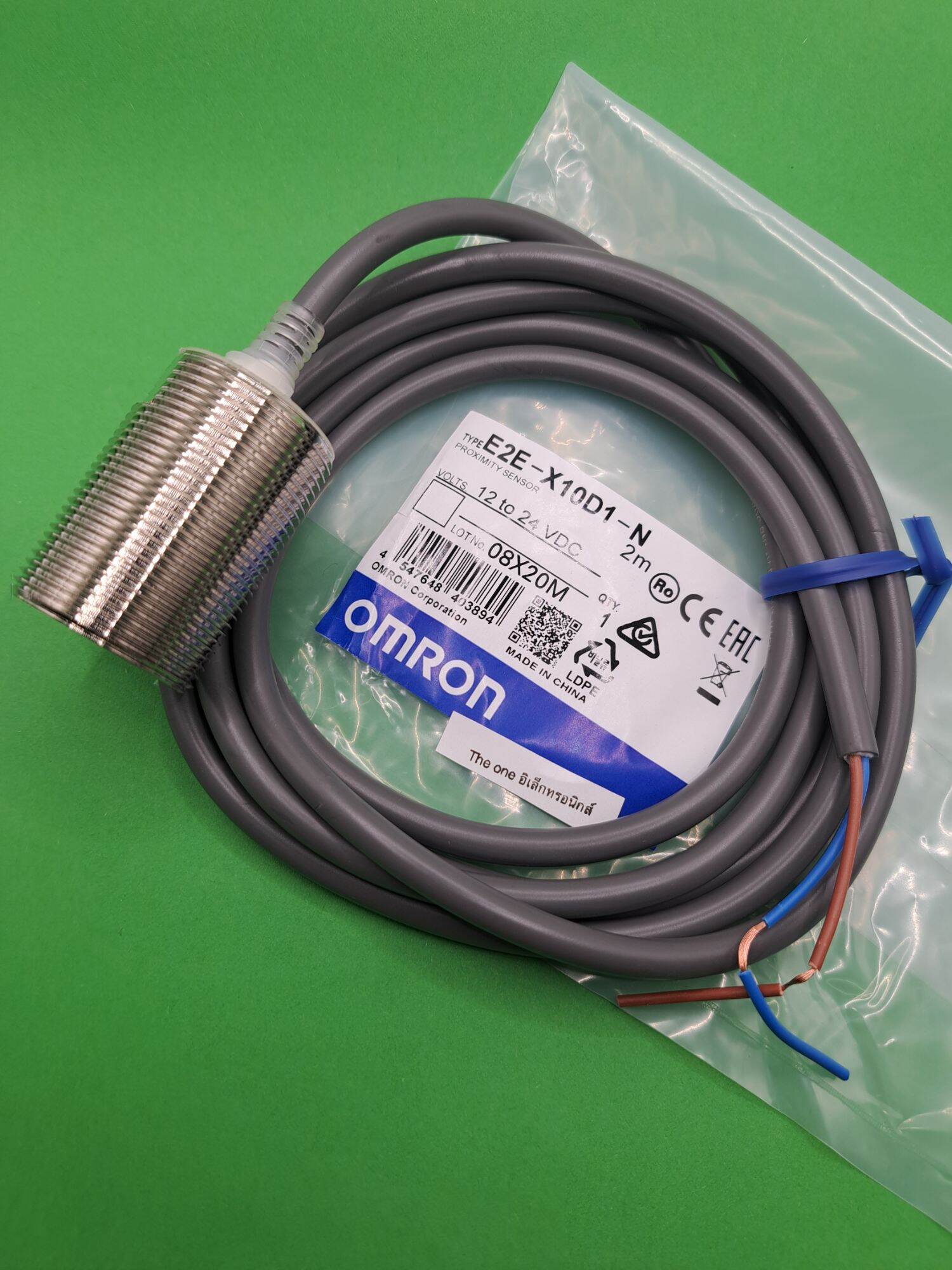 Proximity E2E-X10D1-N หัวM30 Output:NO 2สาย 12-24VDC OMRONStandard Proximity Sensor E2E | Lazada ...