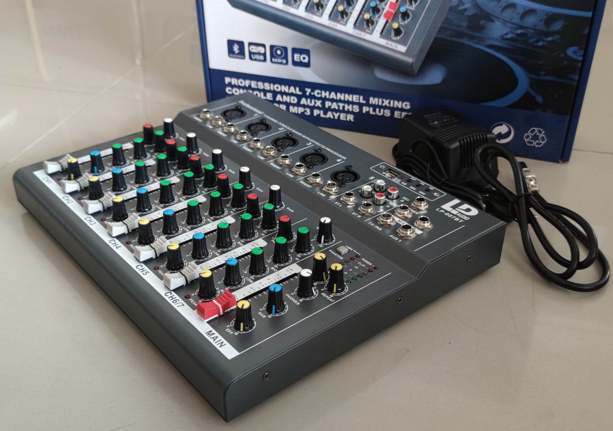 Mixer 7CH รองรับ Bluetooth รองรับ USB เสียงดีร้องเพลงเสียงเพราะๆ - โม ...