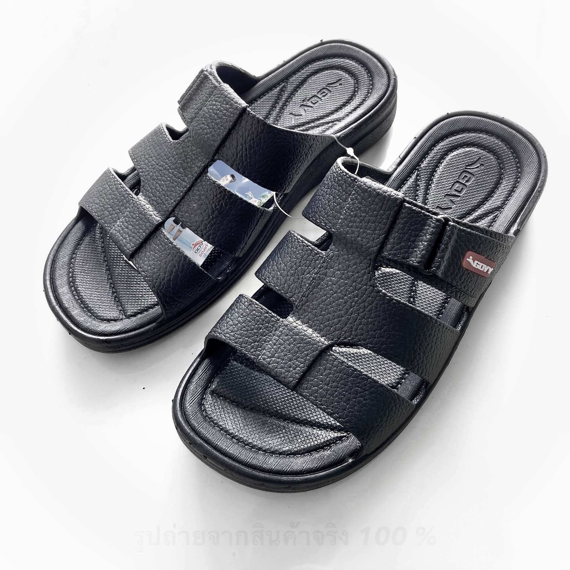 4แบบ รองเท้าแตะชาย พื้นยาง 40-44 รุ่น DSI | Lazada.co.th