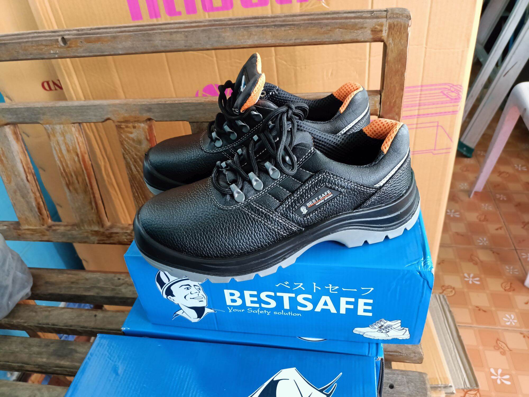 รองเท้าเซฟตี้ BESTSAFE เบอร์ 43 รองเท้าเซฟตี้ยี่ห้อ BESTSAFE สวย ปลอดภัย ดีไซน์ทันสมัย มาตรฐาน ...