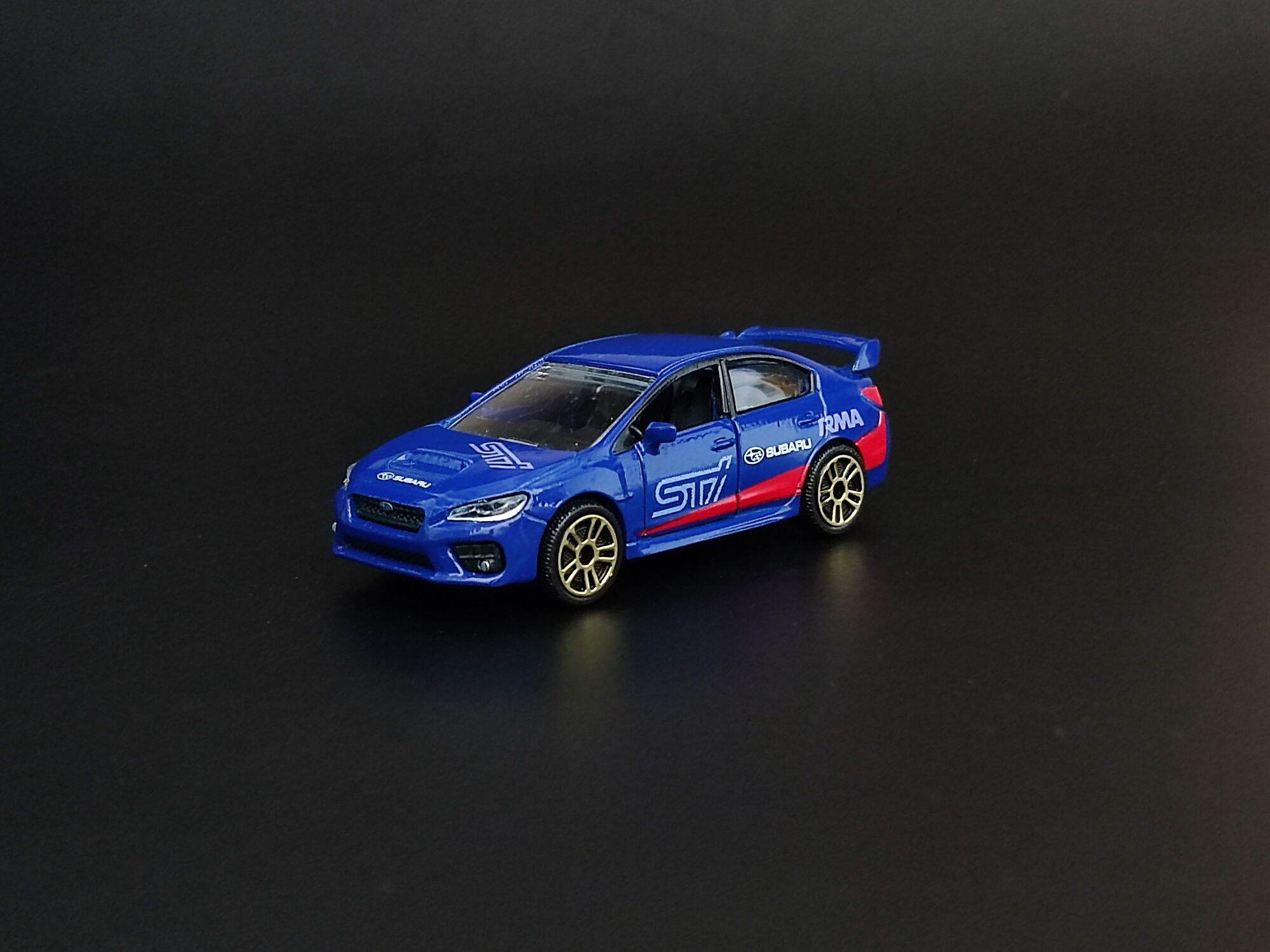majorette subaru wrx sti สีน้ำเงิน ลายแข่ง | Lazada.co.th