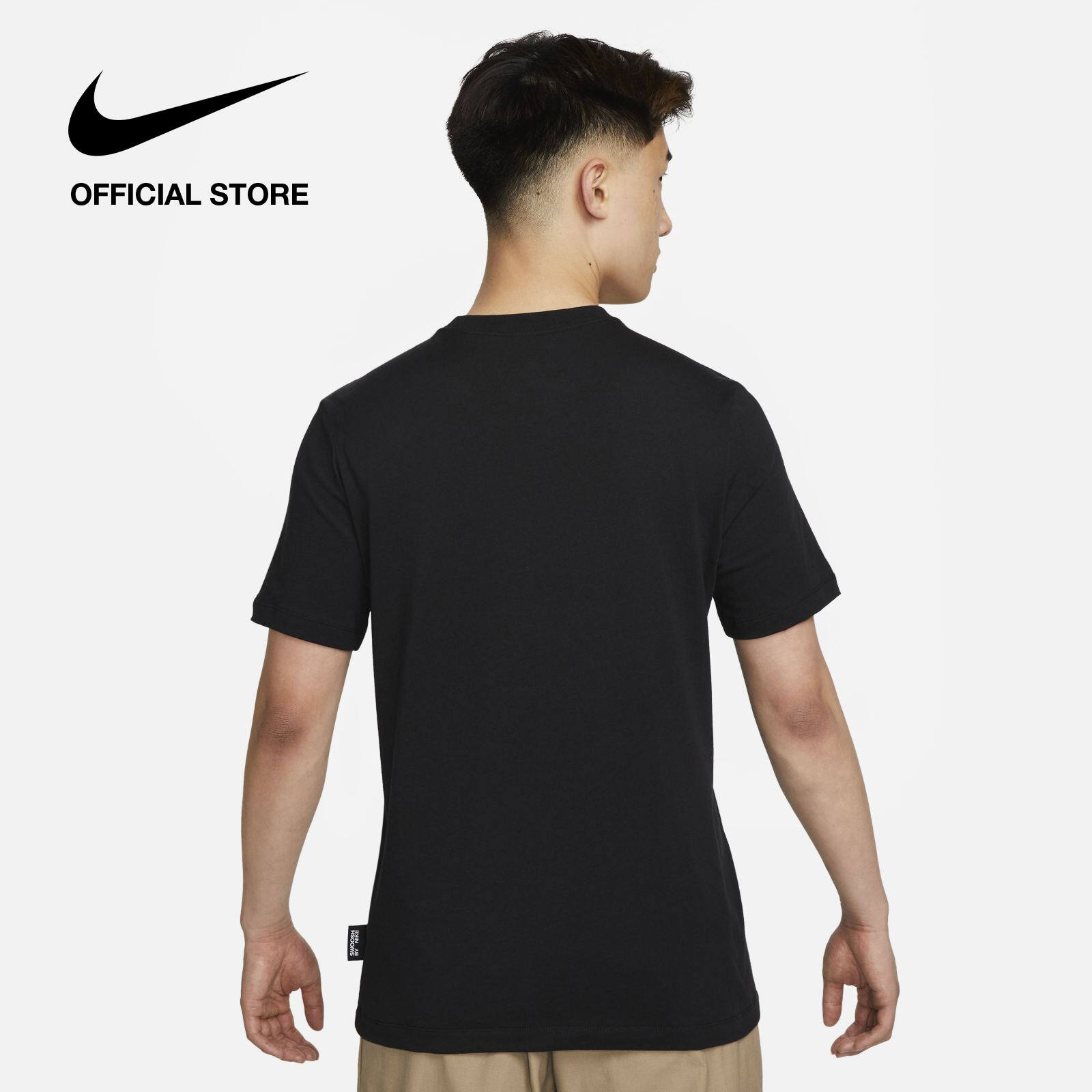 Nike Men's Dri-fit Big Swoosh FA23 Tee - Black | Lazada.co.th