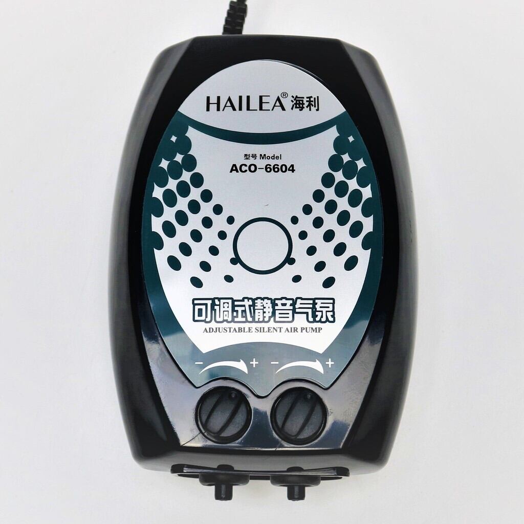 ส่งไว! ปั๊มลมตู้ปลา 1 ทาง 2 ทาง Aquarium Air pump HAILEA ACO-6602 ...