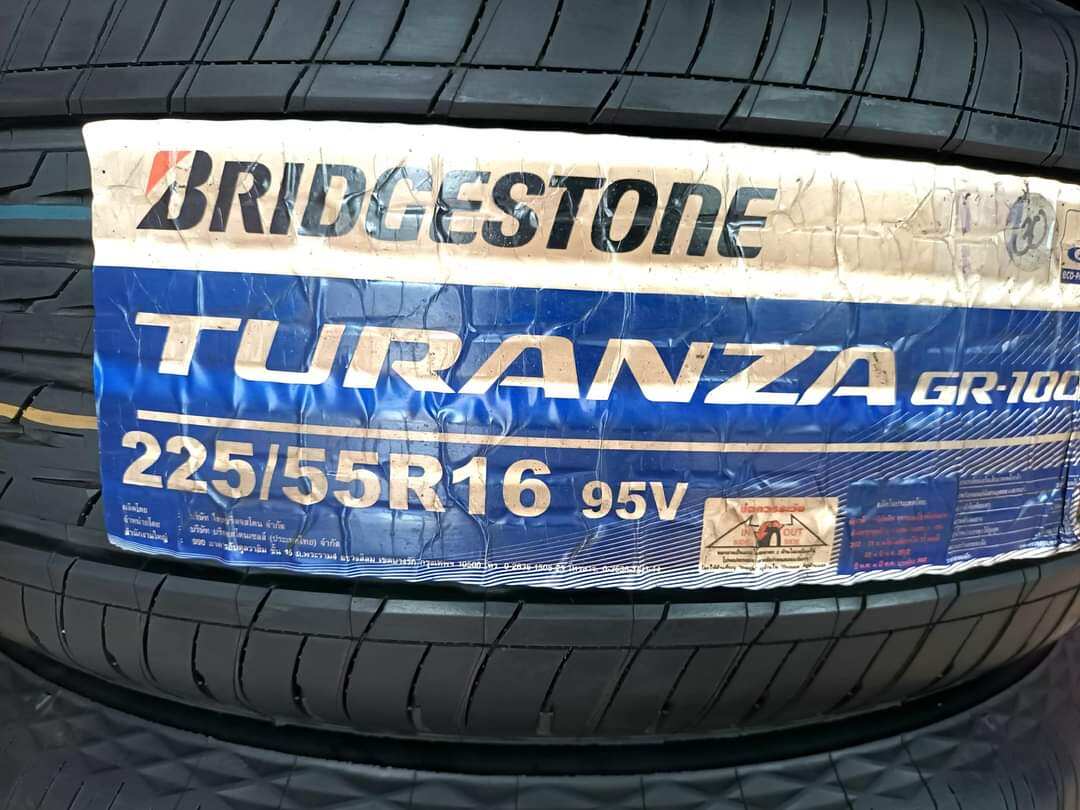 ยางใหม่ค้างปี 225/55R16 Bridgestone Turanza GR-100 ผลิตปี 2017 พร้อม ...