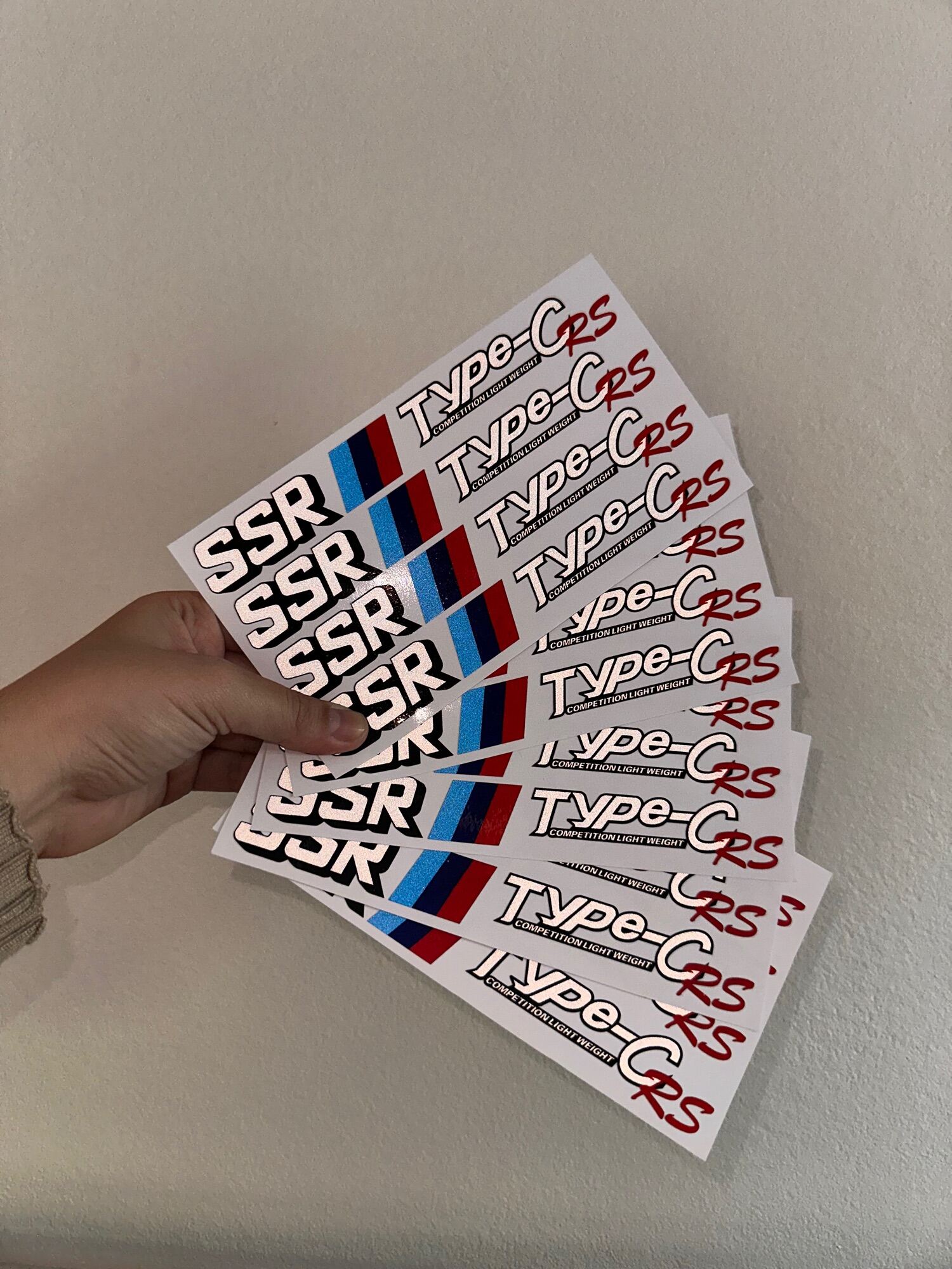 สติ๊กเกอร์ติดล้อแม็ก Type-C SSR - Sky Sticker - ThaiPick