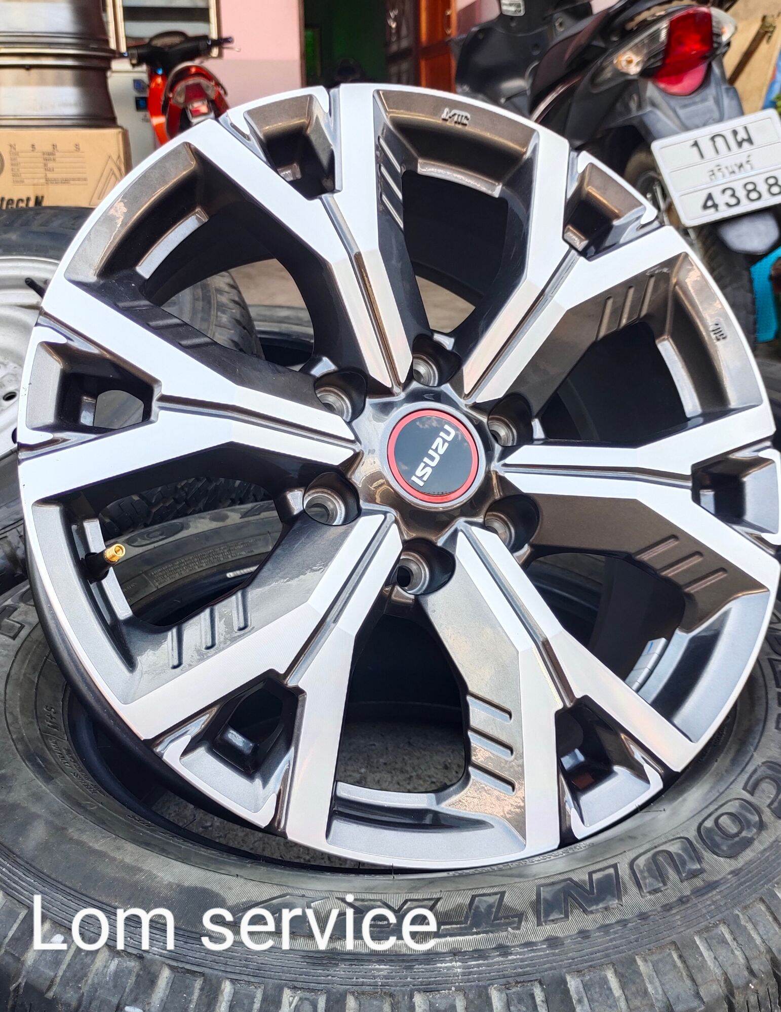 ล้อแม็กอีซูซุดีแม็กขอบ 18 isuzu d max ล้อแม็กแท้ถอดสภาพสวย สีเดิมจาก ...