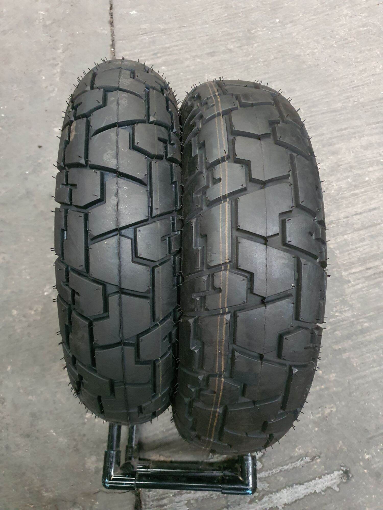 ยาง ksr 120/80-12 + 130/80-12 (1คู่) ยางใหม่ เกรดB ราคาถูกมาก - Chang ...