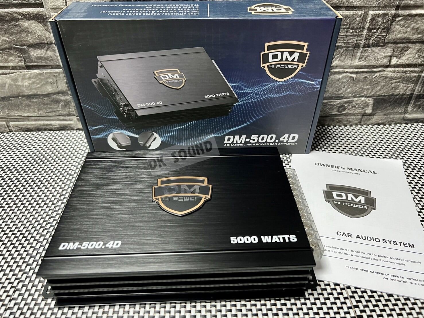 คลาสดี 4ch DM-500.4D 5000w เพาเวอร์แอมป์ คลาสดี 4แชลแนล เครื่องเสียง ...