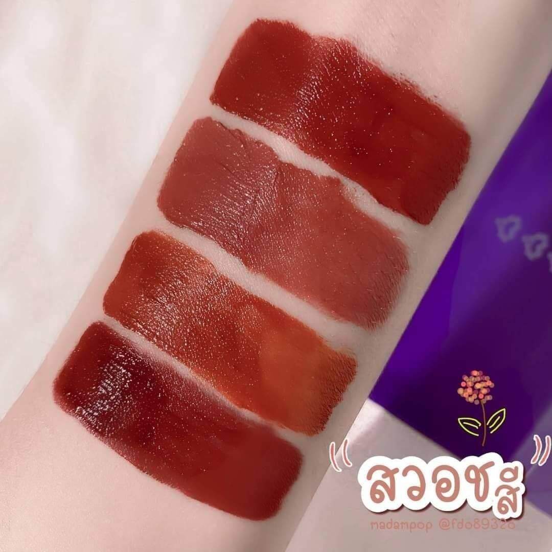 Set Huaxixi Best Cool Tint เซ็ตลิป แพ็คเก็จน่ารัก เนื้อแมท กันน้ำ4 แท่ง ...