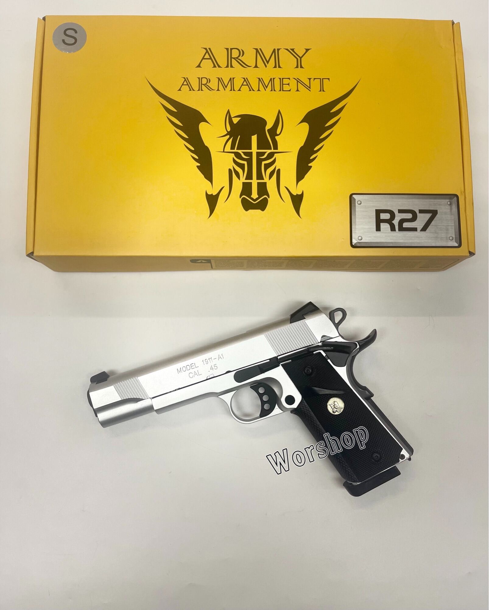 ปืนบีบีกัน รุ่น Army R27 SV แถมฟรี อุปกรณ์พร้อมเล่น มือ1 - WZSHOP2020 ...