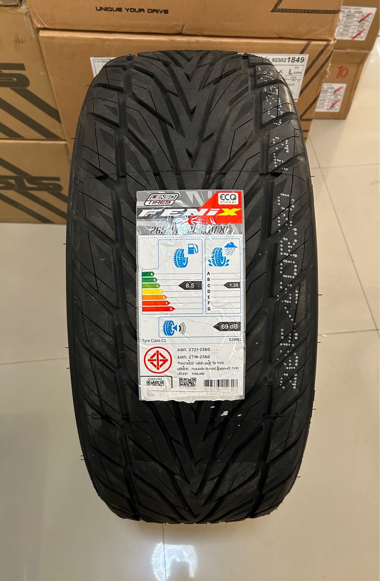 265/50R20 111V LENSO FENIX ยางใหม่กริ๊ปปี2023🇹🇭ราคา1เส้น แถมจุ๊บลมยางแท้👍 มีรับประกันนาน2ปีหรือ ...