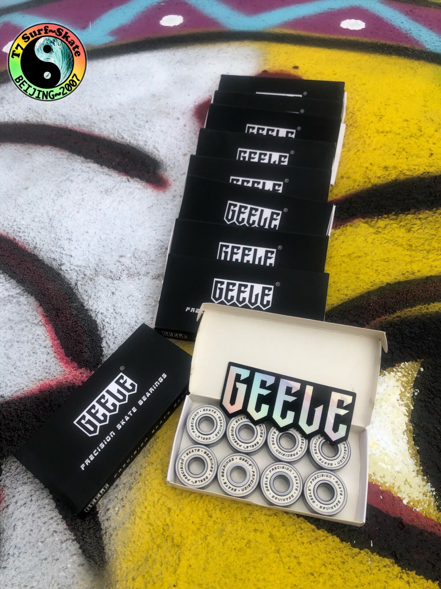 geele surf skateboard precision bearings แบริง geele skate bearings แบ ...