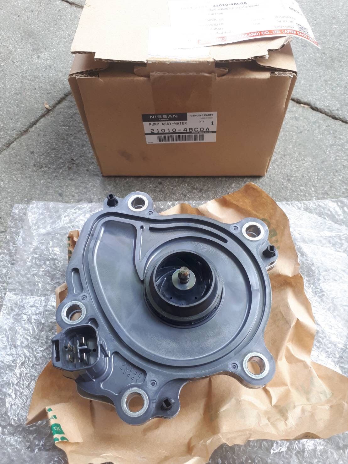 ปั้มน้ำNissan xtrail T32 mr2.0 hybrid ปั้มน้ำhybrid อะไหล่แท้นิสสัน ...