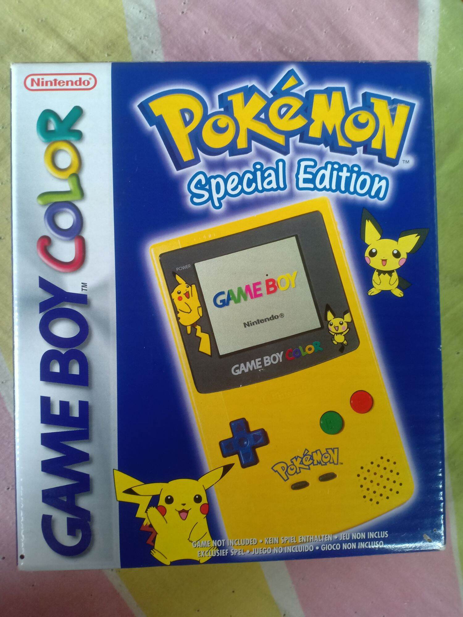 [พร้อมกล่องแท้] Limited Edition Pokemon Game Boy Color, Nintendo ...
